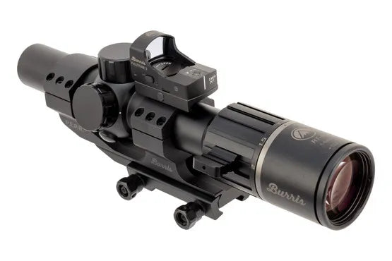 BURRIS - TACTICAL COMBINATION - RT 6 SCOPE + MOUNTED RED DOT + QD MOUN ...