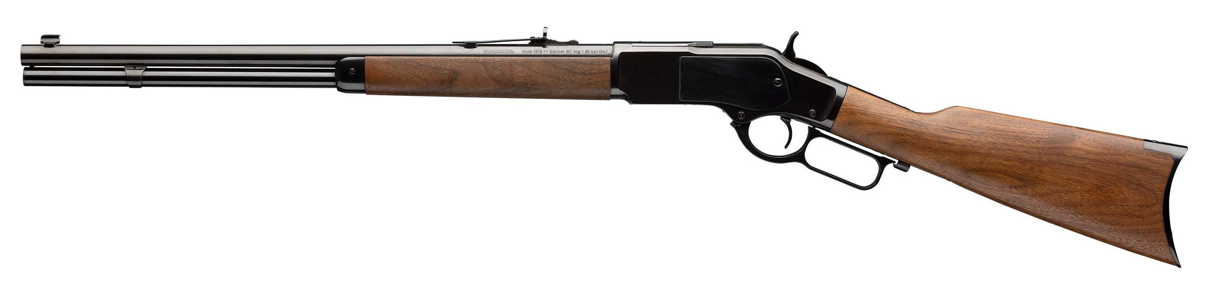 WINCHESTER LEVER ACTION - 1873 SHORT (M73) - 44-40 MAGNUM - 20" - IN S ...