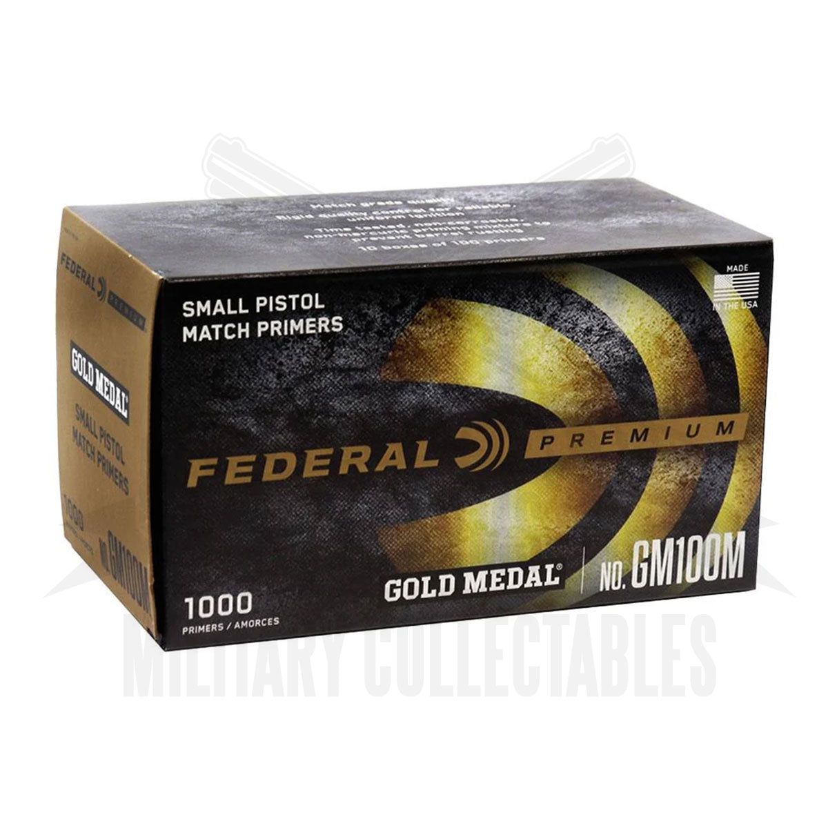 Federal GM100 Small Pistol Primers — Barry & Son Firearms & Military ...