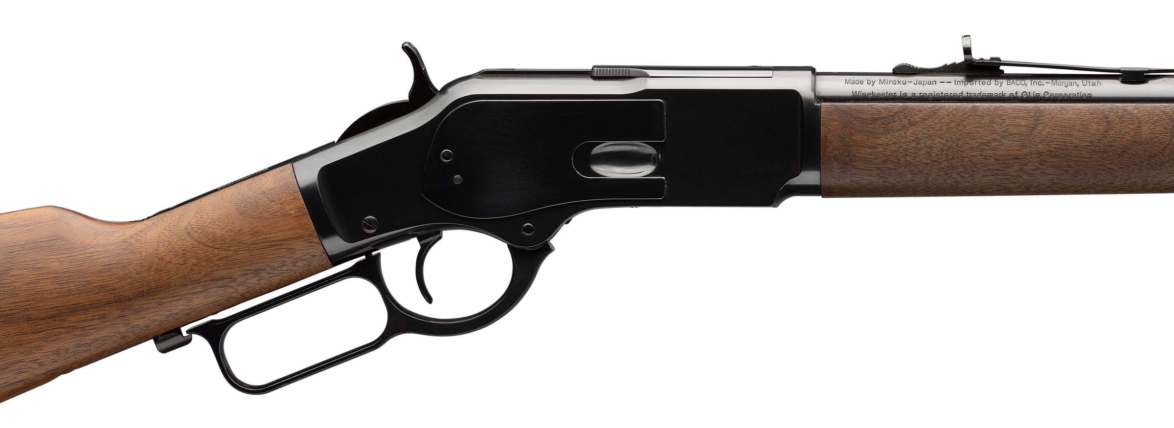 WINCHESTER LEVER ACTION - 1873 SHORT (M73) - 44-40 MAGNUM - 20" - IN S ...
